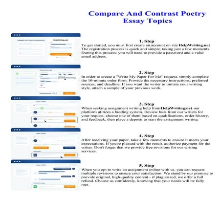 Compare And Contrast Poetry Essay Topics | PDF