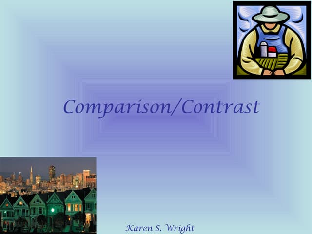 Compare and contrast_ppt | PPT