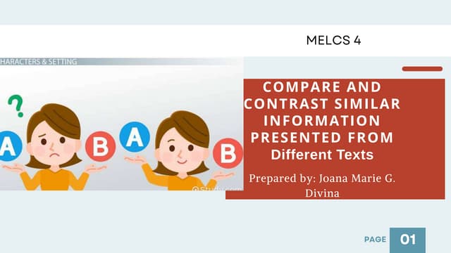 Distinguishing Text-type According to Purpose and Features Time-Order.pptx