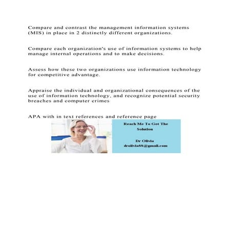 Compare and contrast the management information systems (MIS) in pla.docx