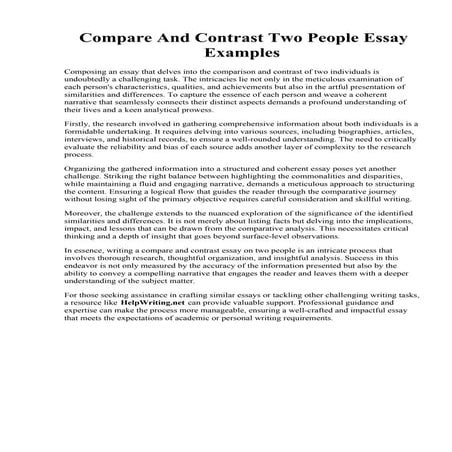 Compare And Contrast Two People Essay Examples.pdf
