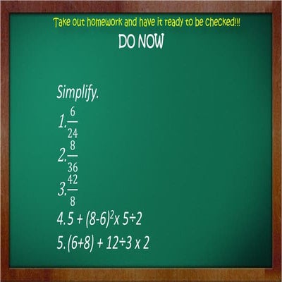 Compare and Order Rational Numbers - PPT.ppt