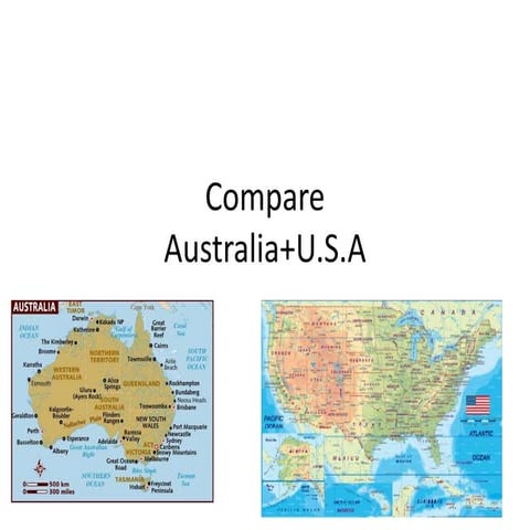 Compare australia & u.s.a | PPTX