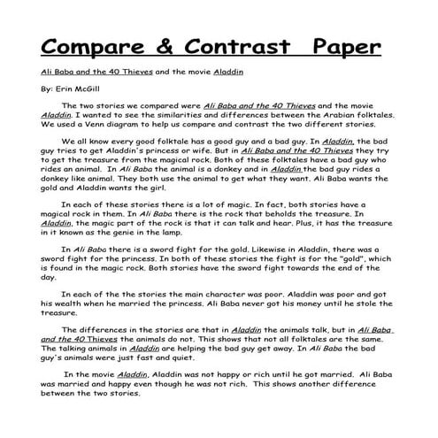 Compare and Contrast | DOC