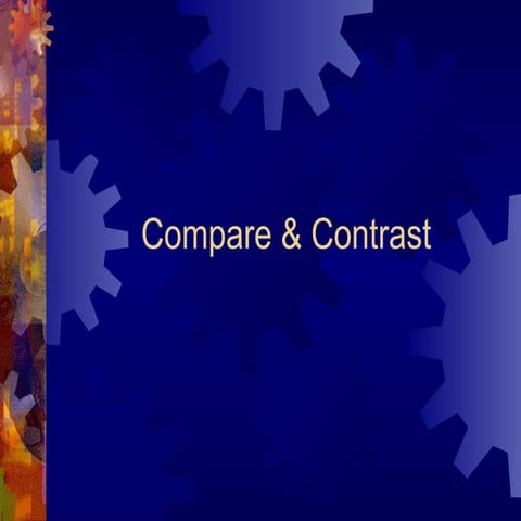 Undersatnding Compare & Contrast in Reading | PPT