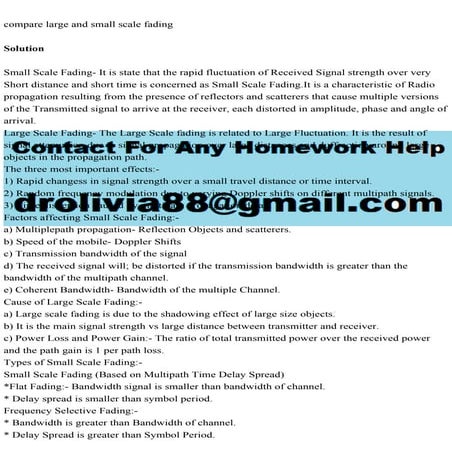 compare large and small scale fadingSolutionSmall Scale Fading.pdf