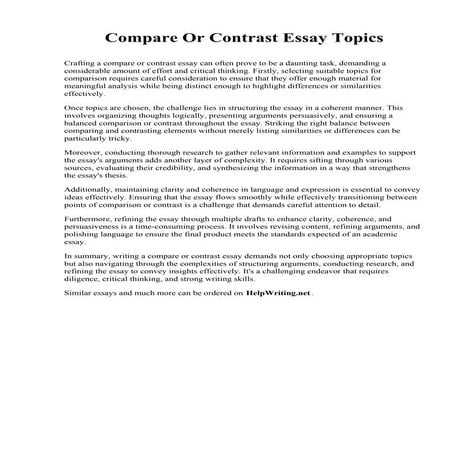 Compare And Contrast Essay Point By Point.pdf