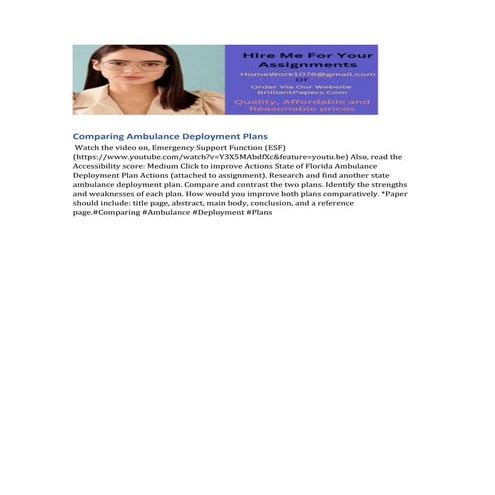 Comparing Ambulance Deployment Plans.docx