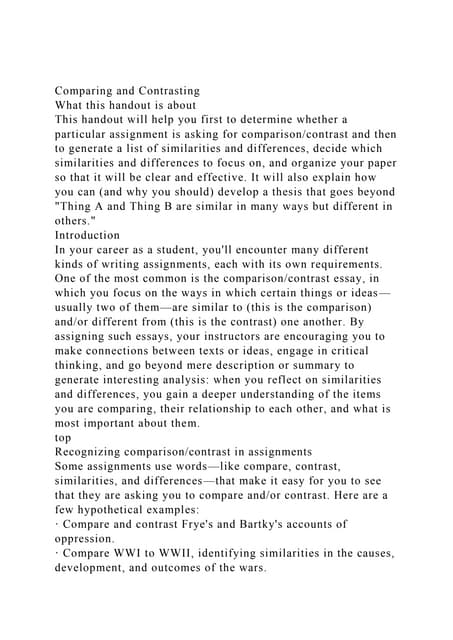 COMPARE AND CONTRAST WRITING FOR ELEMENTARY.pptx