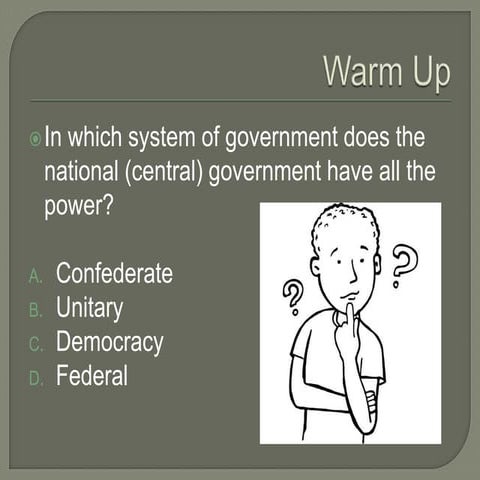 Comparing authoritarian and democratic governments | PPTX