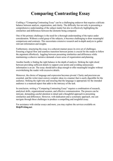 Comparing And Contrast Essay.pdf