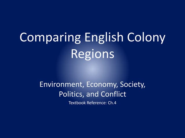 3 regions of colonies | PPT