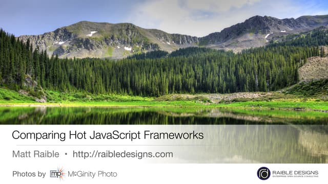 Comparing Hot Javascript Frameworks Angularjs Emberjs And Reactjs Springone 2gx 2015 Ppt