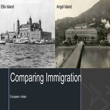 Ellis Island and Angel Island Experience | PPT