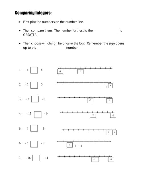 Comparing integers dice game | PDF