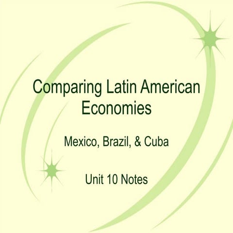 Comparing latin american economies | PPT