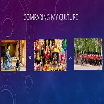 Comparing my culture | PPT