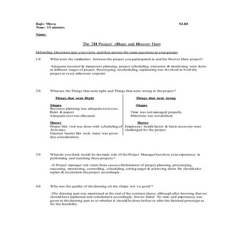 Comparing projects hoover and shape cutting (1) | DOCX
