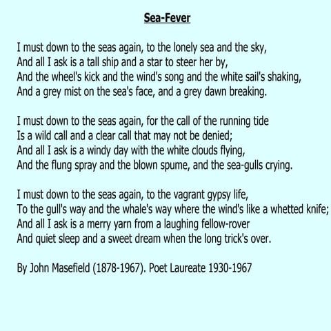 Comparision Of Sea Fever & Disevolvong | PPT | Zoos & Aquariums ...