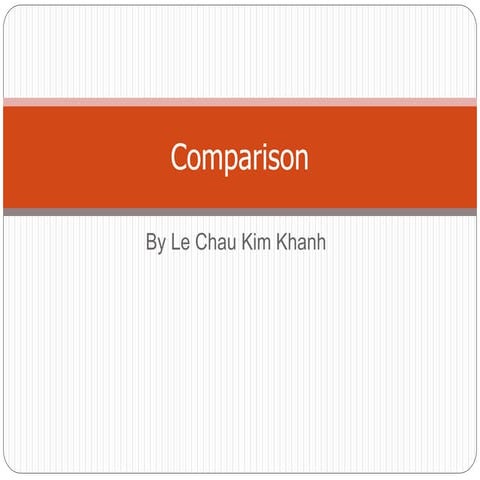 Comparison | PPT