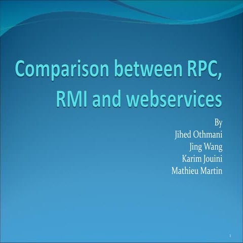 Comparison between-rpc-rmi-and-webservices-son-1228374226080667-8 | PPT | Programming Languages ...