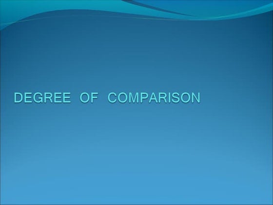 Comparison | PPT