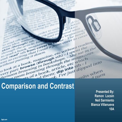 Comparison and Contrast | PPT