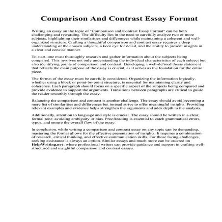 Comparison And Contrast Essay Format.pdf
