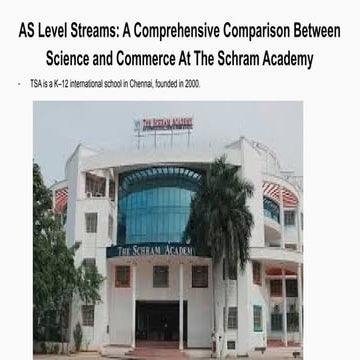 Comparison Between Science and Commerce At The Schram Academy .pptx