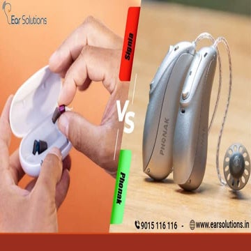 Comparison Between Signia and Phonak Hearing Aids | PPTX