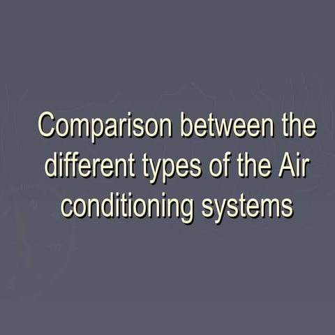 Comparison between the different types of the air. eng.mohamed abou ...