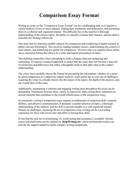 Comparison Contrast Essay Samples.pdf