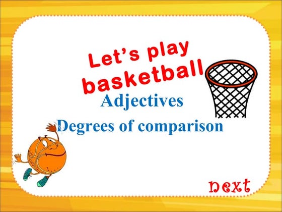 Comparison of adjectives | PPTX