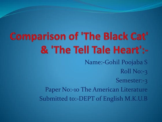 The Tell Tale Heart | PPT