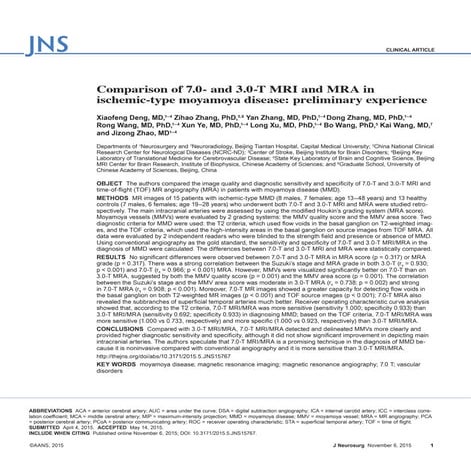 Moya Moya disease (vasculopathy/angiopathy) | PPTX