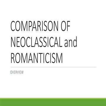 COMPARISON OF ARTWORKS FROM NEOCLASSICAL AND ROMANTIC PERIOD.pptx
