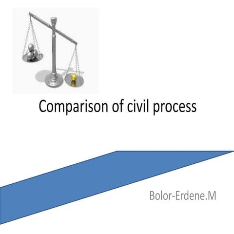 Comparison of civil process | PPT