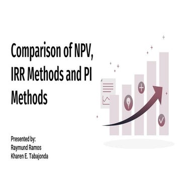 Comparison Of Npv Irr And Profitability Index Pdf