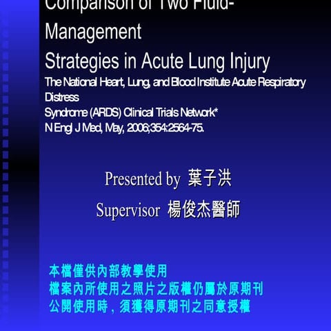 Fact file principles of fluid management | PPTX