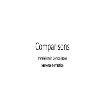 Comparisons in Grammar | PPTX