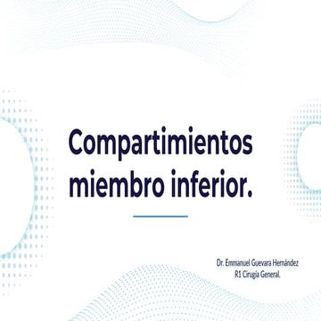 Anatomia de la pierna | PDF