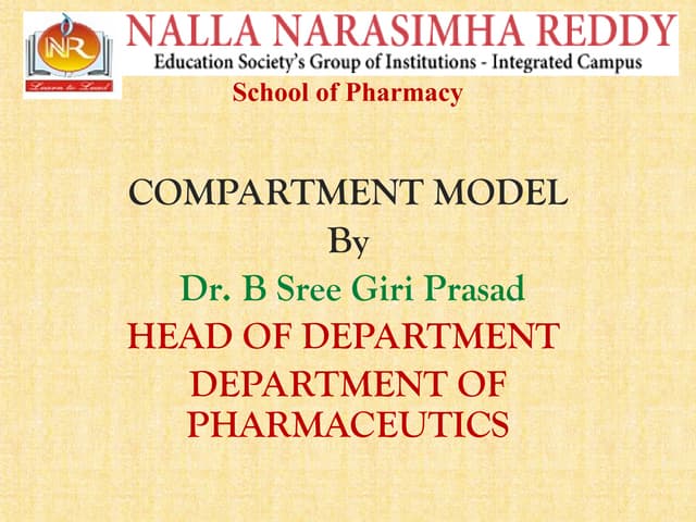 one compartment model ppt | PPTX