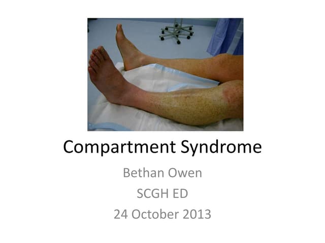 Acute compartment syndrome