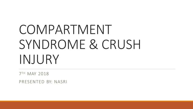 Crush injury-and-crush-syndrome | PPT