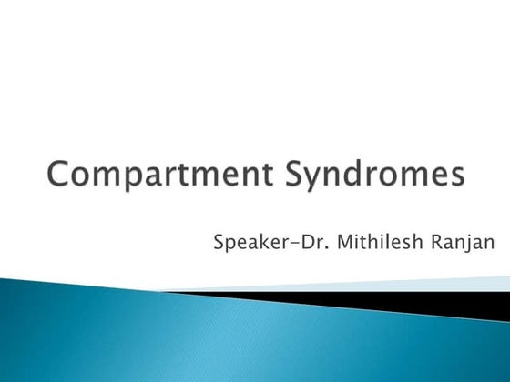 Compartment syndrome | PPT