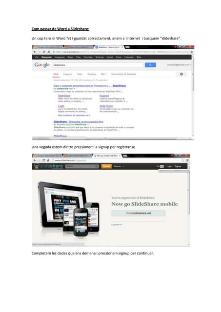 Tutorial Slideshare | PDF