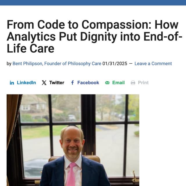 From Code to Compassion: How Analytics Put Dignity into End-of-Life ...