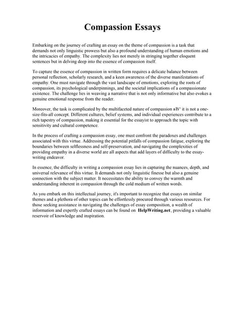 Essays On Compassion.pdf