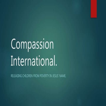 Compassion international ppt1 | PPTX