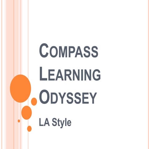 Compass learning odyssey | PPTX